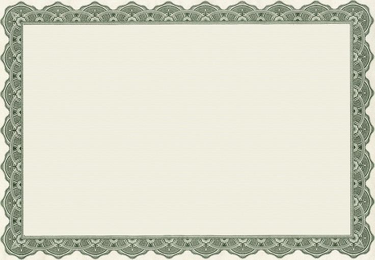 Certificate Border Template Certificates Templates Free