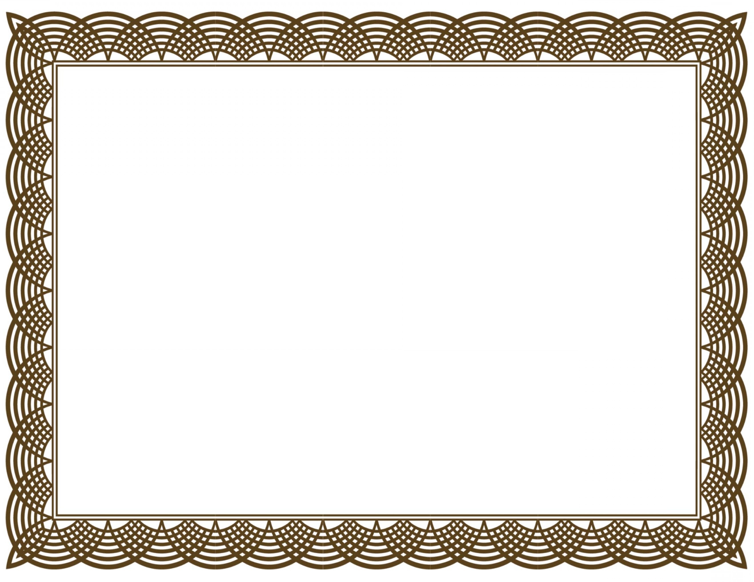 Printable Certificate Borders Printable World Holiday
