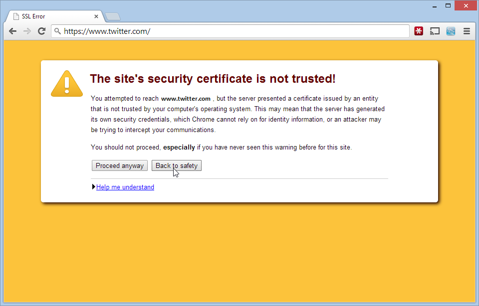 Certificate Not Trusted Certificates Templates Free
