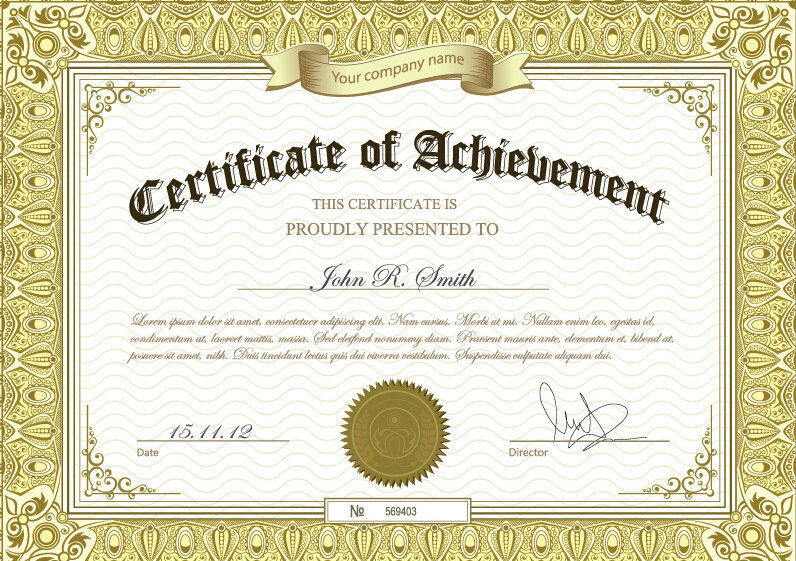 Certificate Printing Certificates Templates Free